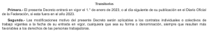 Tabla de vacaciones 2023 - ContadorMx
