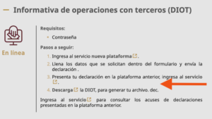 El SAT habilita la versión anterior de la DIOT por fallas en su ...